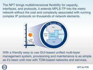 ECI Telecom: NPT for PTN | PPTX