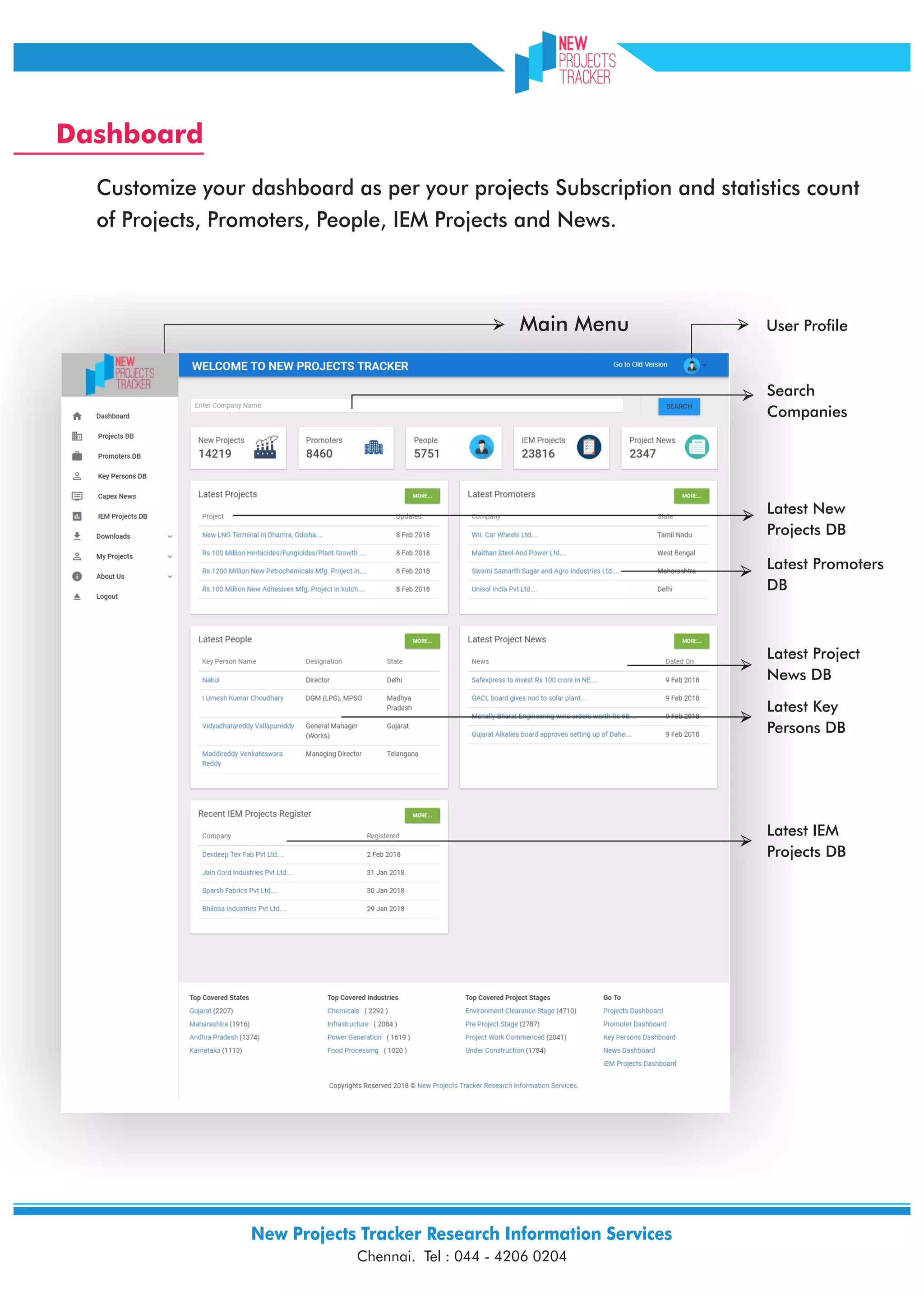 New Projects Tracker - User Manual | PDF