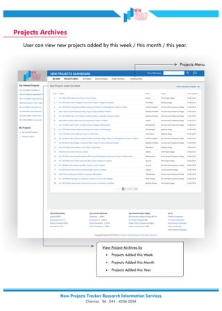 New Projects Tracker - User Manual | PDF