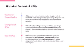 Neural Processing Unit (npu) ppt by Barkha.pptx. | PPTX