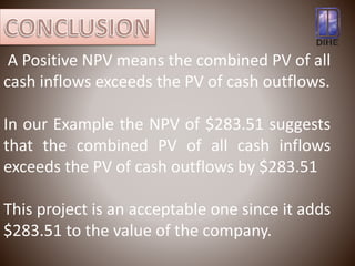 NET PRESENT VALUE | PPTX