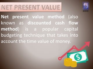 NET PRESENT VALUE | PPTX
