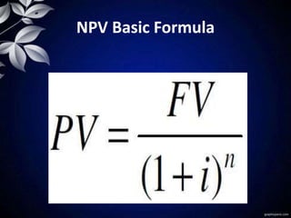 Npv | PPT