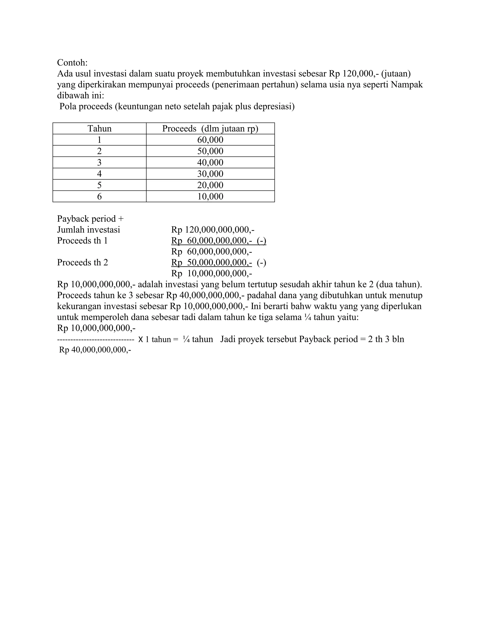 Npv irr-payback-period | PDF