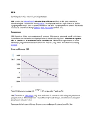 Npv irr-payback-period | PDF
