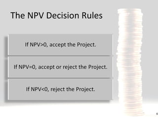 Npv and IRR, a link to Project Management | PPT