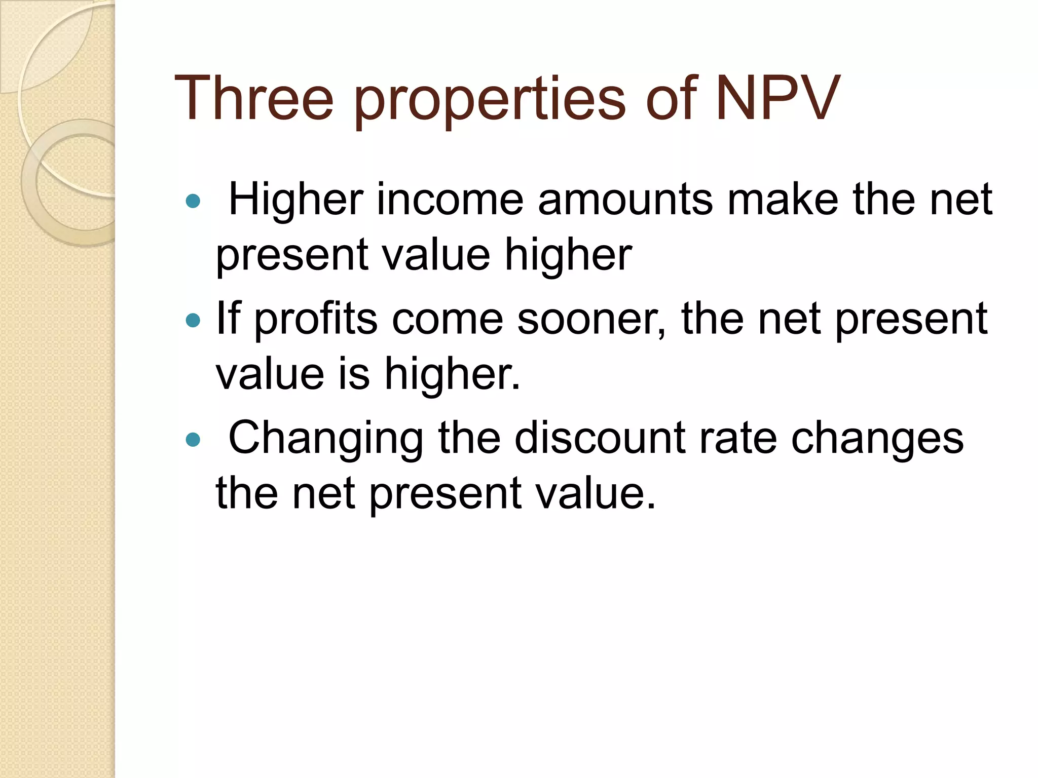 NPV v/s IRR | PPTX