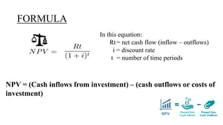 NET PRESENT VALUE (NPV) | PPTX