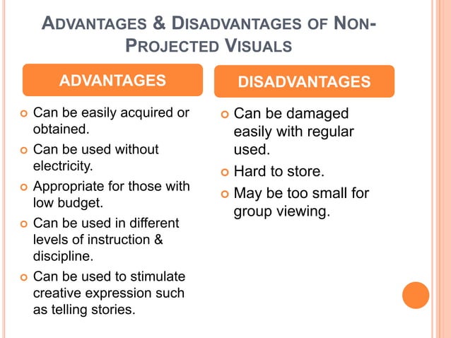 Non-Projected Visuals Presentations | PPTX | 3-D Graphics | Computer ...