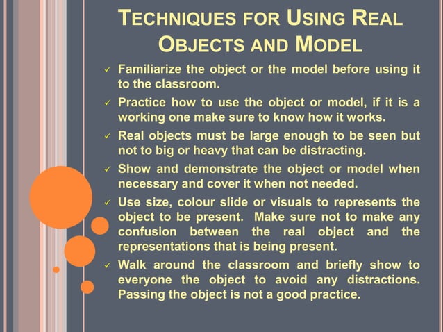 Non-Projected Visuals Presentations | PPTX | 3-D Graphics | Computer ...