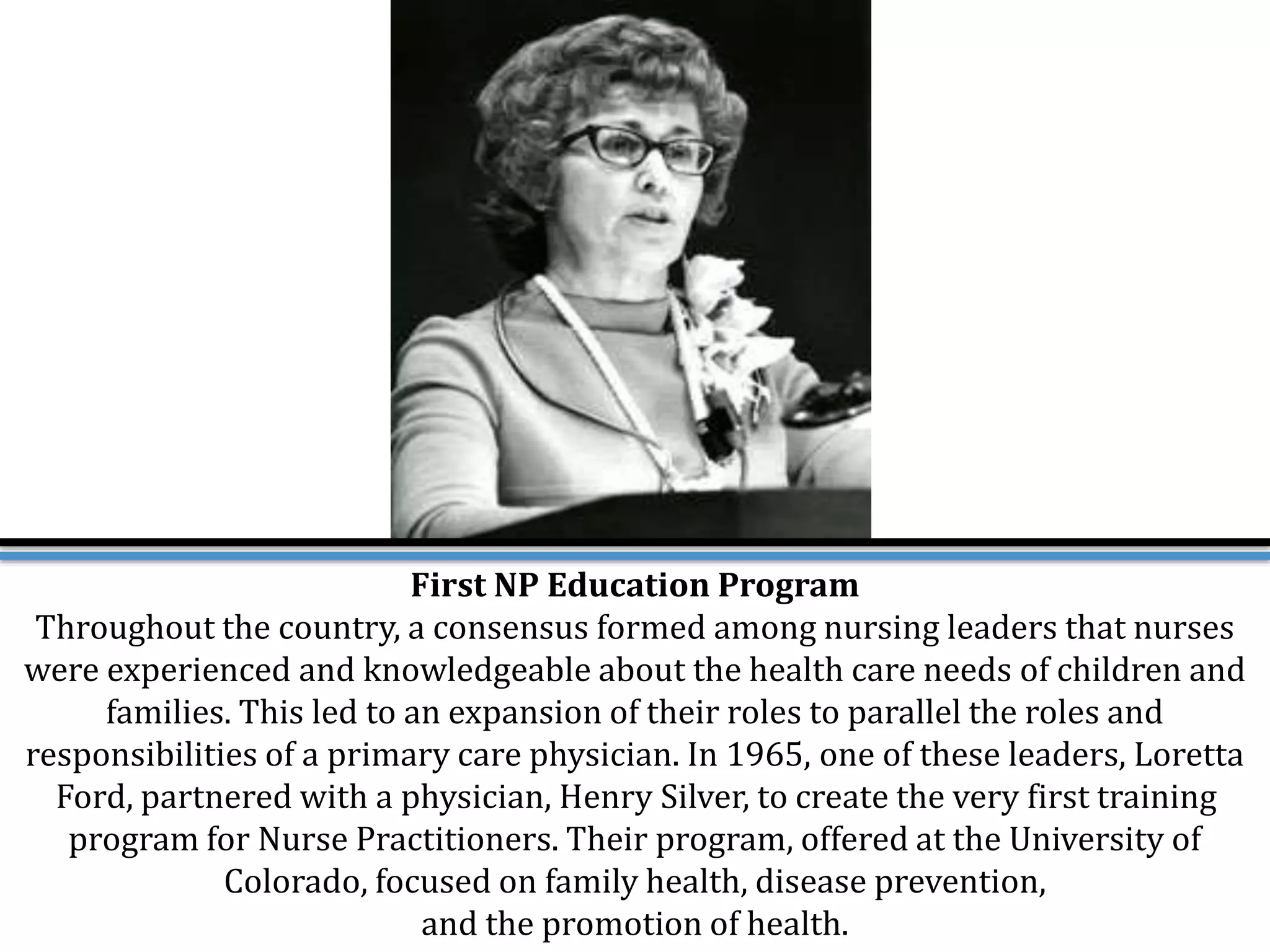 The History of Nurse Practitioners in the United States | PPTX