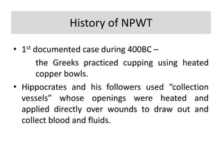 Update on negative pressure wound therapy for venous leg ulcer | PPT