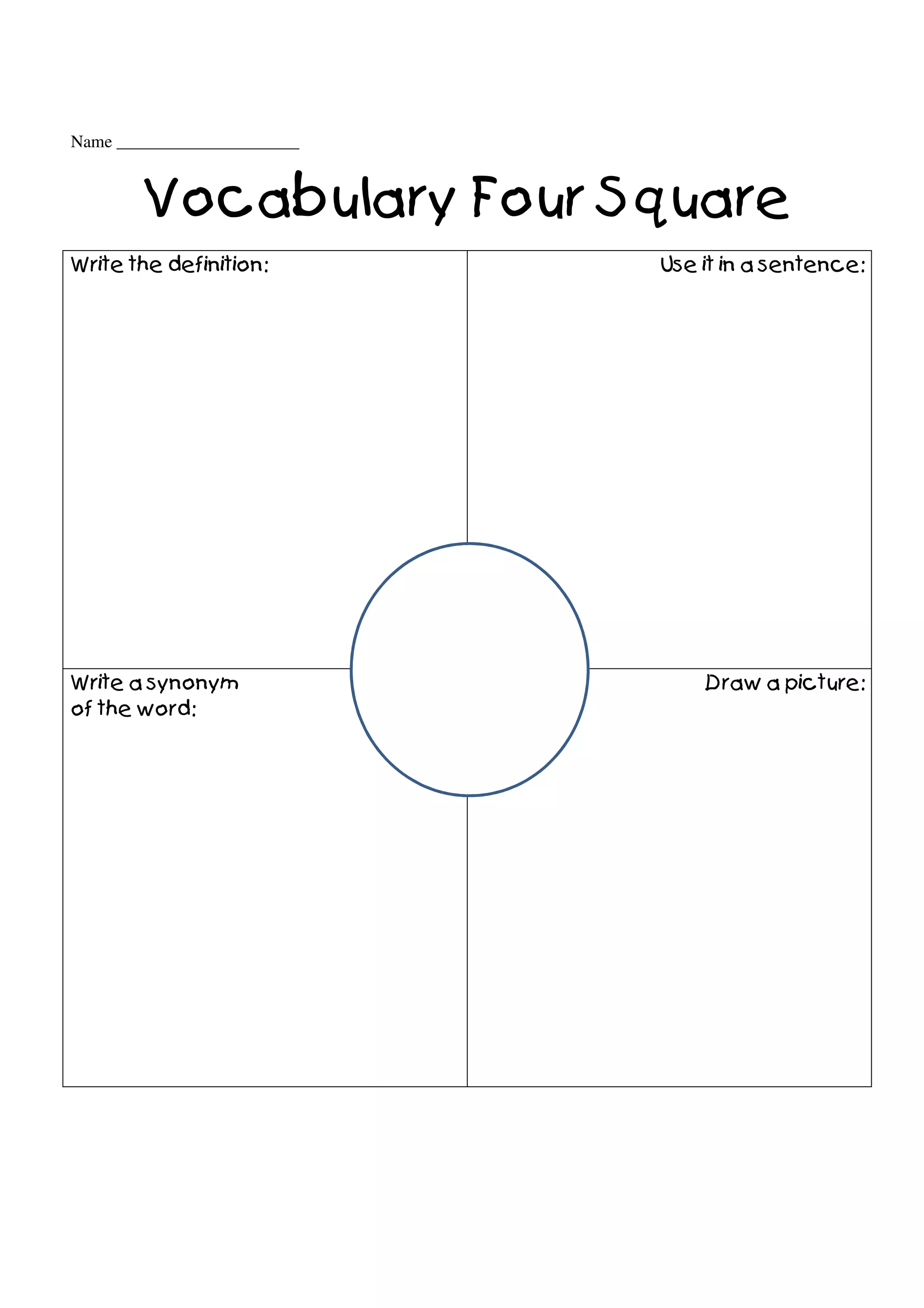 Vocab Square | PDF