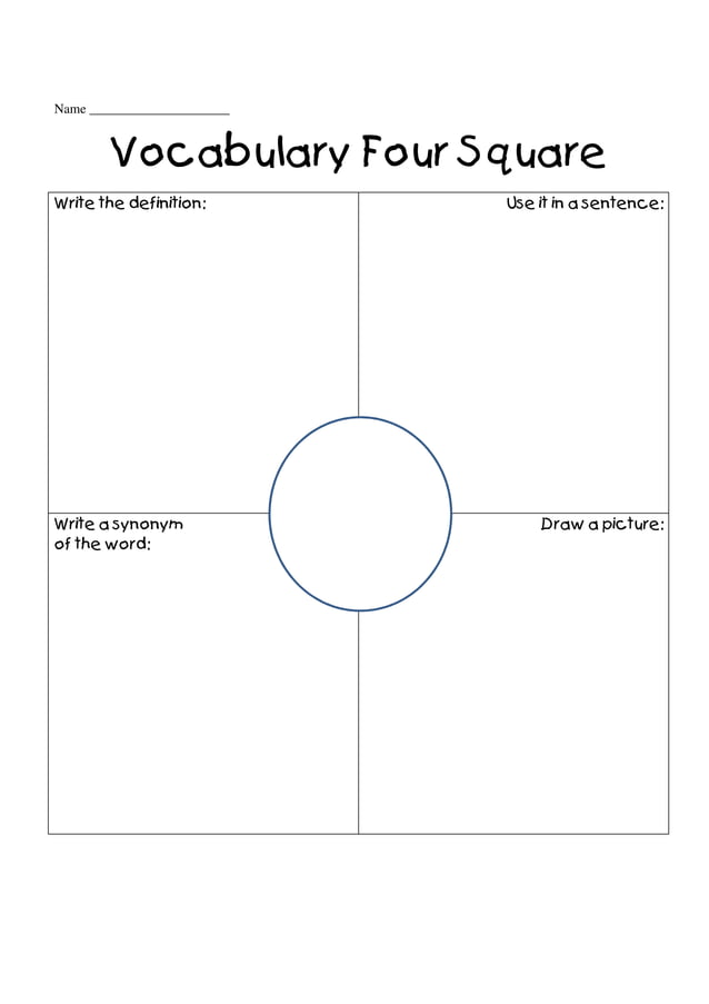 Vocab Square | PDF