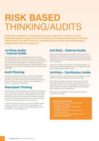 NQA - ISO 9001 Implementation Guide | PDF