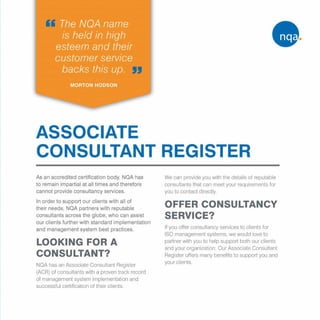 NQA Brochure 2018 | PDF