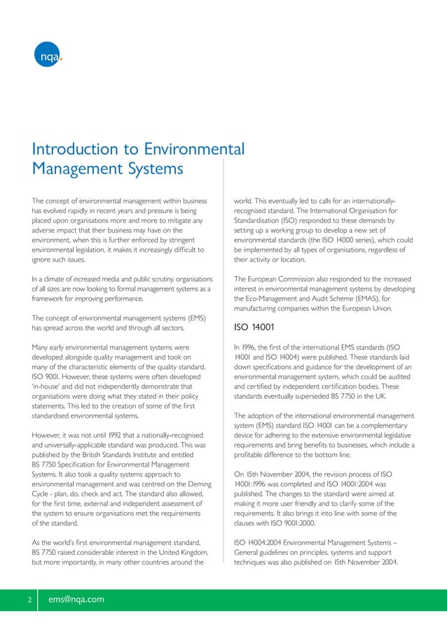 NQA EMS Handbook | PDF