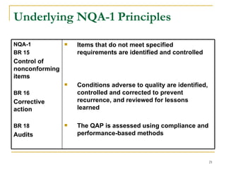 NQA History 1954 2005 | PPT