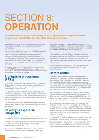 NQA ISO 22000:2018 Implementation Guide | PDF