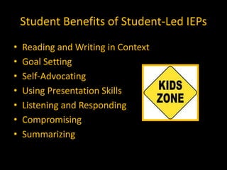 Empowerment through Engagement: Implementing Student Led IEPs | PPTX