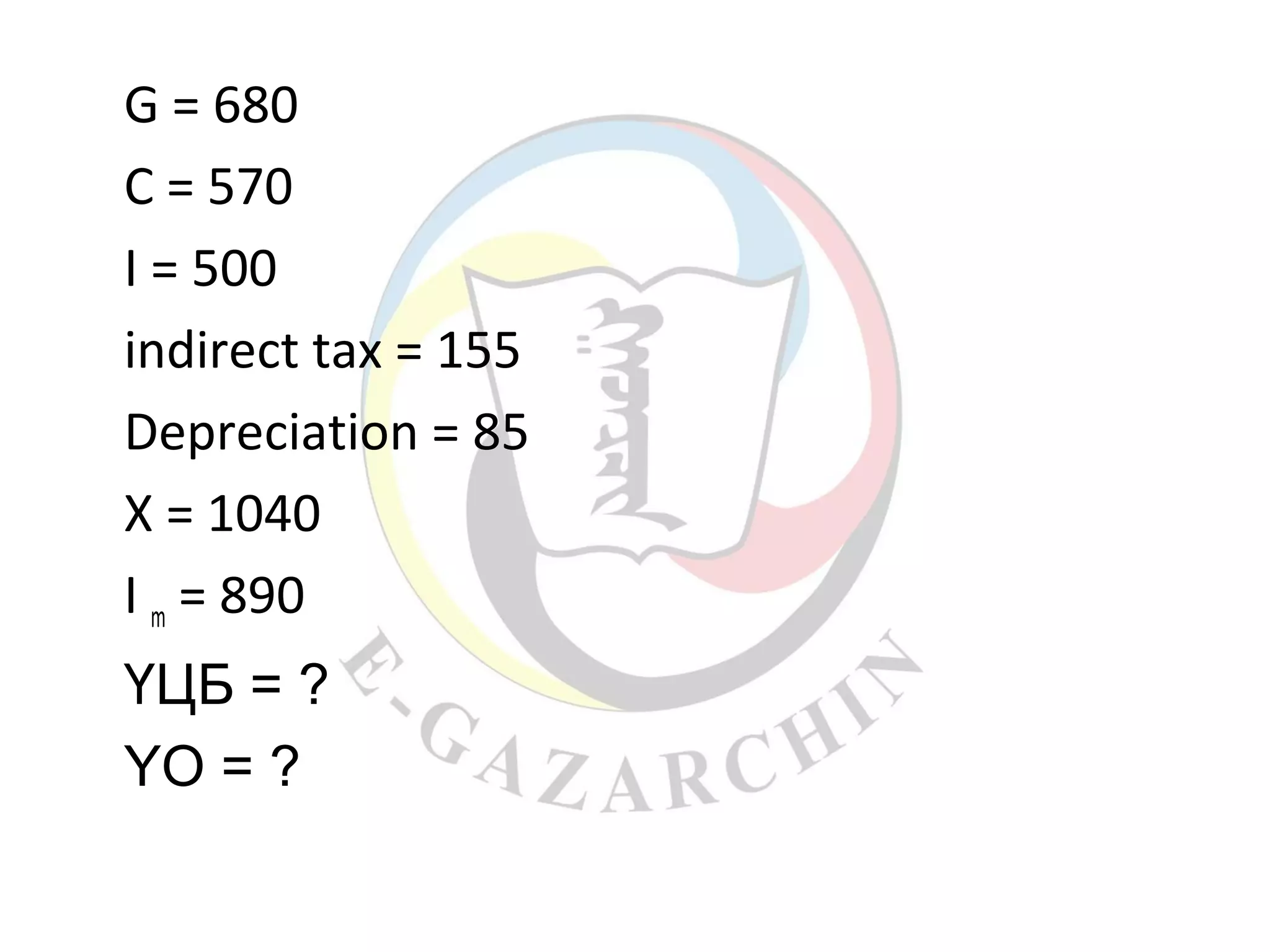 Lekts 11 makro ediin zasgiin onol | PPT