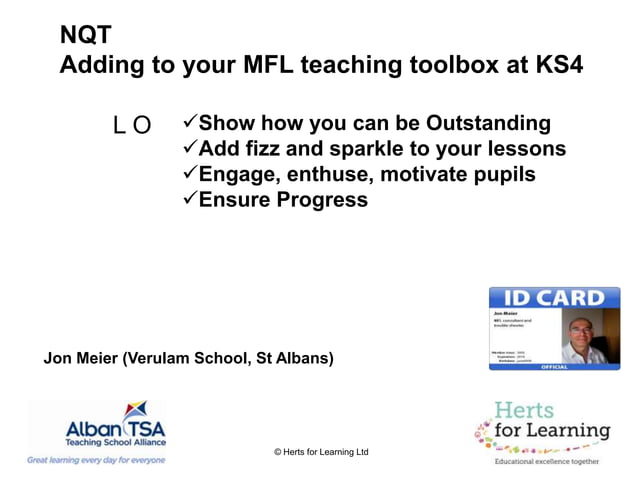 Adding value in MFL GCSE | PPTX