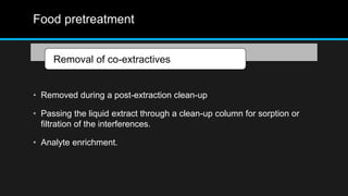 Preparation of liquid food sample for analysis | PPTX