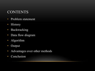 N queens using backtracking | PPTX