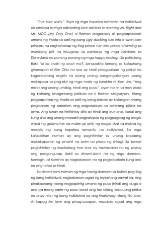 Fil31 essay love_trend | PDF