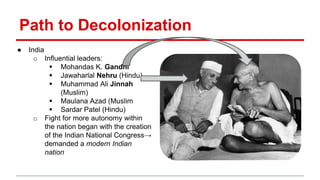 India vs. Kenya: Decolonization | PPTX