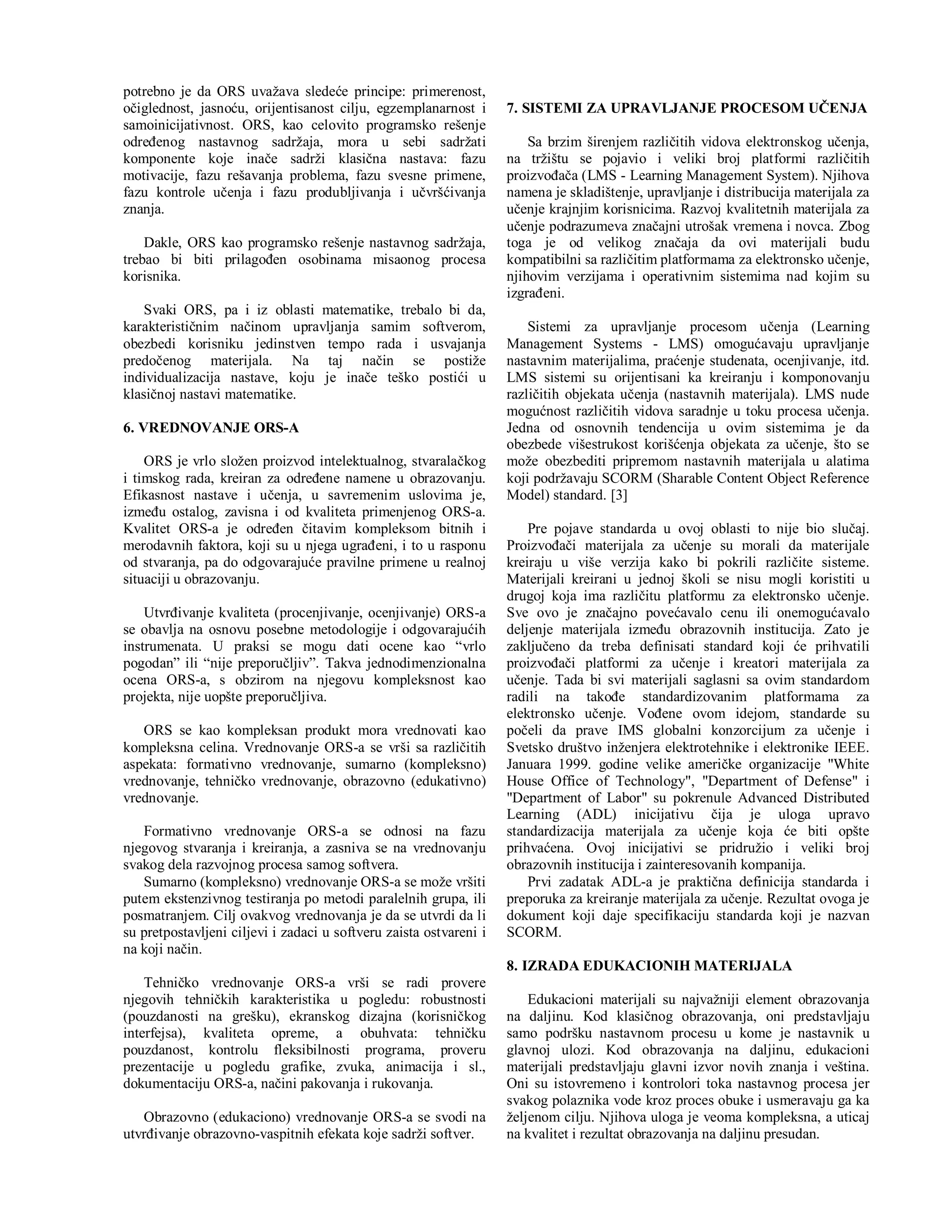 Nr savremene informacione tehnologije u matematičkom obrazovanju | PDF