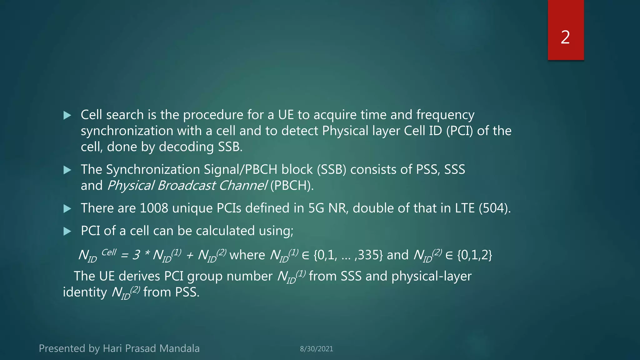 NR SSB Presentation | PPTX