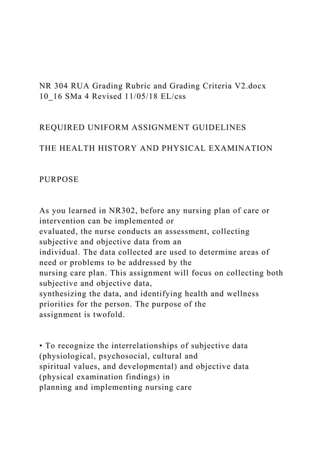NR 304 RUA Grading Rubric and Grading Criteria V2.docx 10_16 S.docx