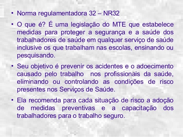 Nr32 apresentação URCAMP