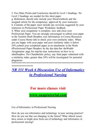 Nr 351 Education Organization / snaptutorial.com