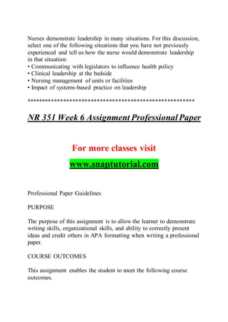 Nr 351 Education Redefined-snaptutorial.com