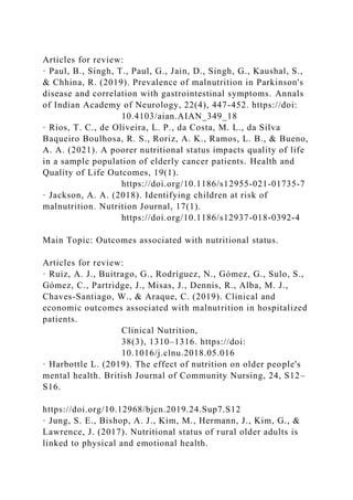 (NR449_Skills_Module_Nutrition®2022 Chamberlain Unive | PDF