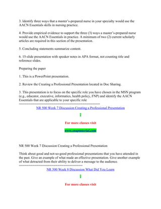 NR 500 Massive Success / snaptutorial.com