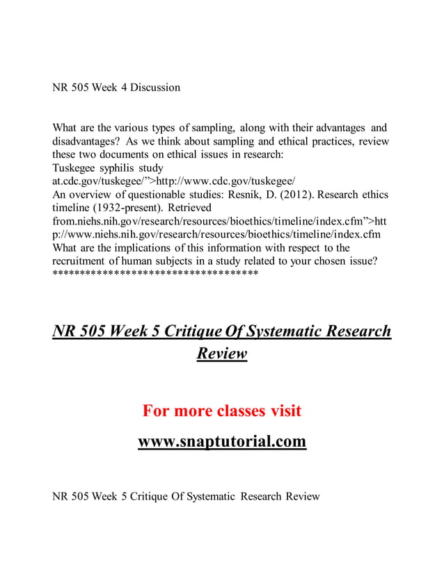 NR 505 EXceptional Education/snaptutorial.COM