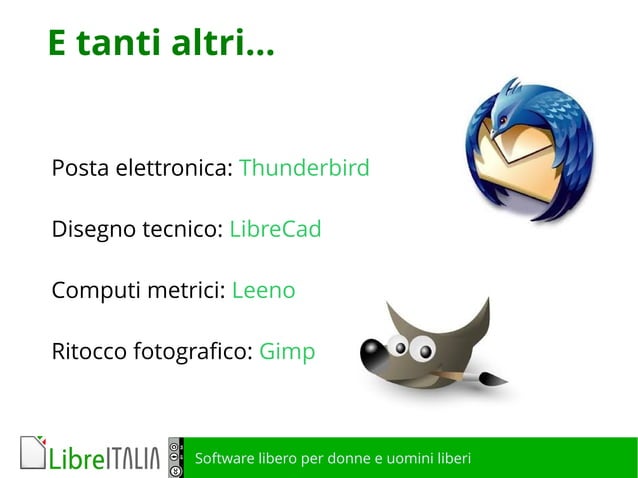 La diffusione del software libero | PPT