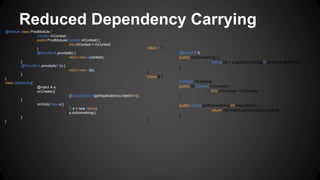 Dependency Injection for Android | PPT