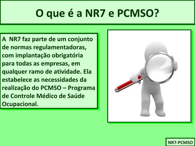 NR7 PCMSO | PPT
