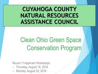 NRAC Round 11 Applicant Workshop | PPT