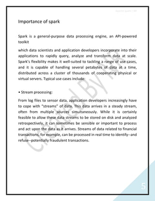 Apache Spark PDF | PDF | Cloud Computing | Internet
