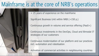 NRB and the Mainframe - Peter Hellemans | PDF