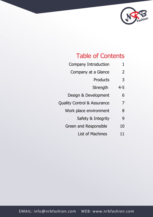 NrB fashion profile | PDF