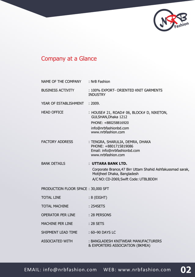 NrB fashion profile | PDF