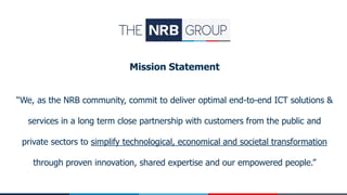 NRB Sap Day 03/10/2019 - Presentation The Nrb Group - Daniel Eycken | PPT