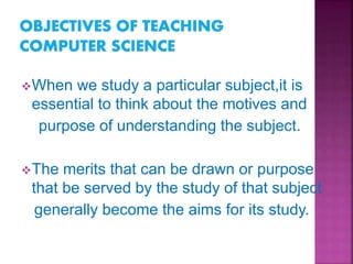 Pedagogy of computer | PPTX