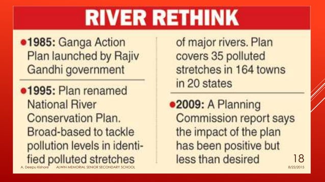 National River Conservation Plan (NRCP) and Ganga Action Plan (GAP) | PPTX